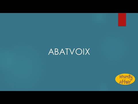 Abatvoix Meaning