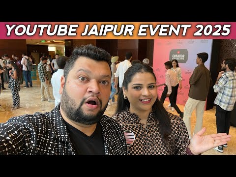 YouTube Creator Collective Event 2025 Jaipur Vlog 😍 #vlog #vlogoftheday