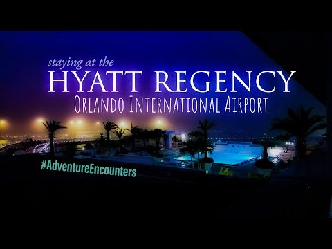 ORLANDO AIRPORT HOTEL | Staying At The Hyatt Regency Inside The Orlando International Airport