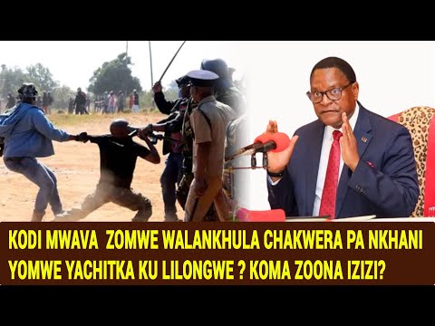 KODI MWAVA ZOMWE WACHITA CHAKWERA PA NKHANI YAMADEMO AKULILONGWE? KOMA ZITHA BWANJI IZI KOMA INU?