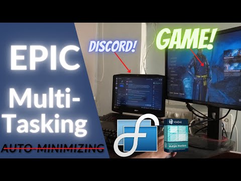 How to fix game minimizing when using second screen