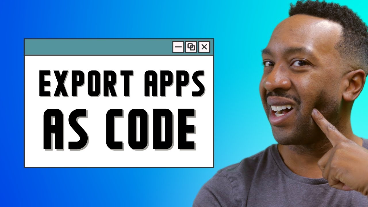 How to Export your No Code App as Code