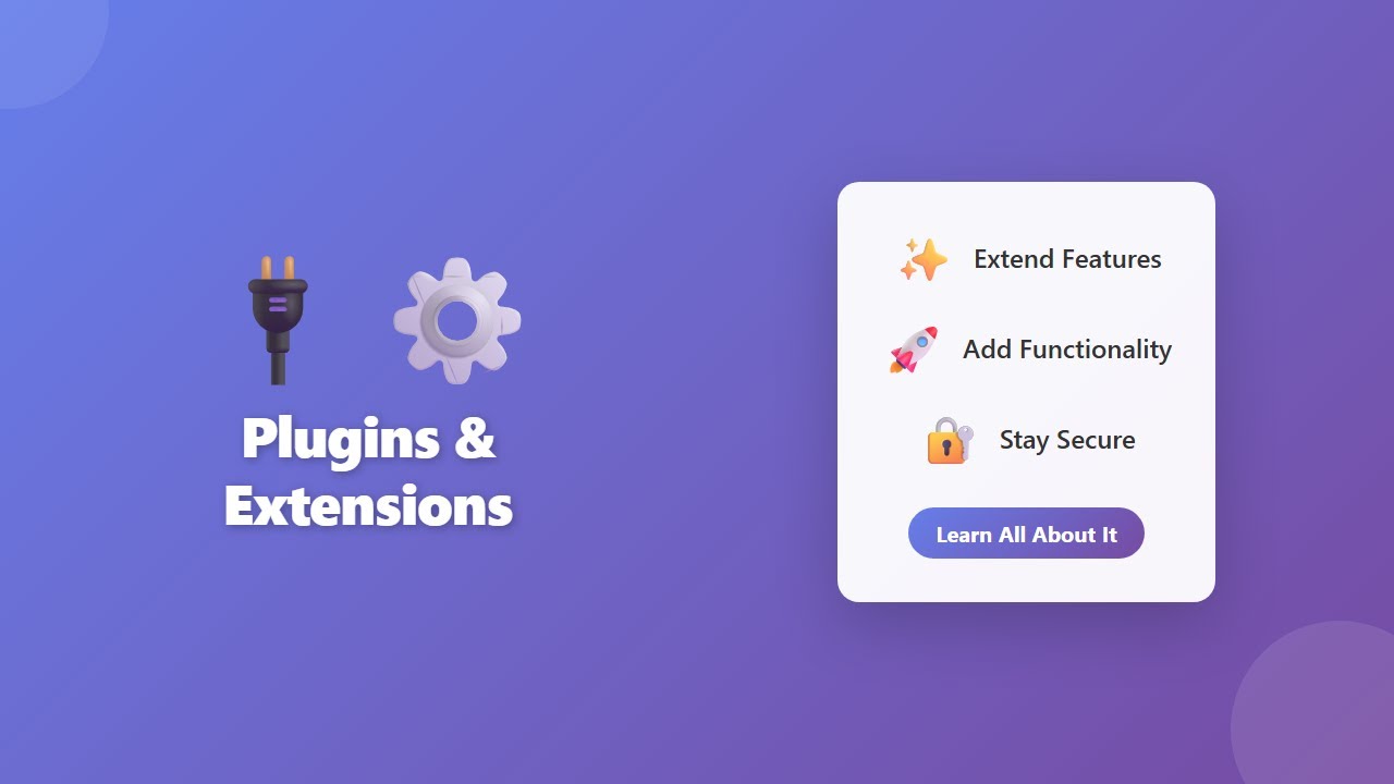 Plugins & Extensions Explained | Add Features to Software