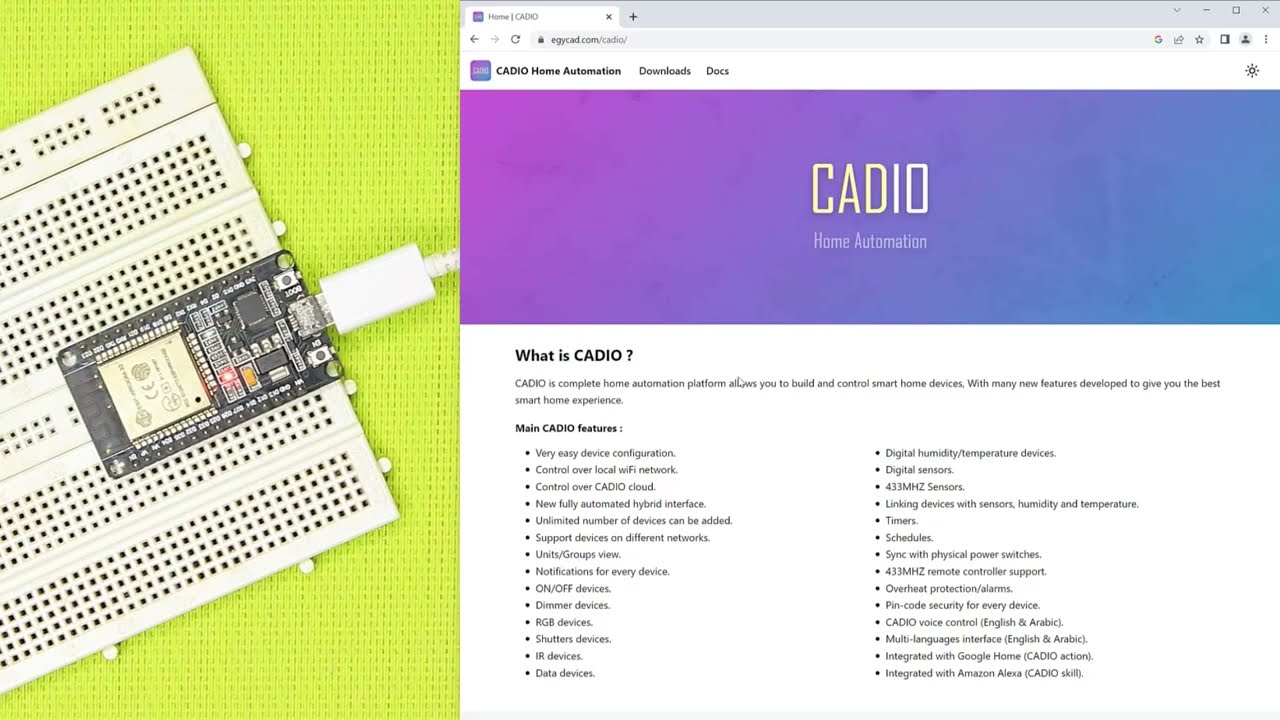 How to install CADIO firmware on ESP32 | CADIO Home Automation