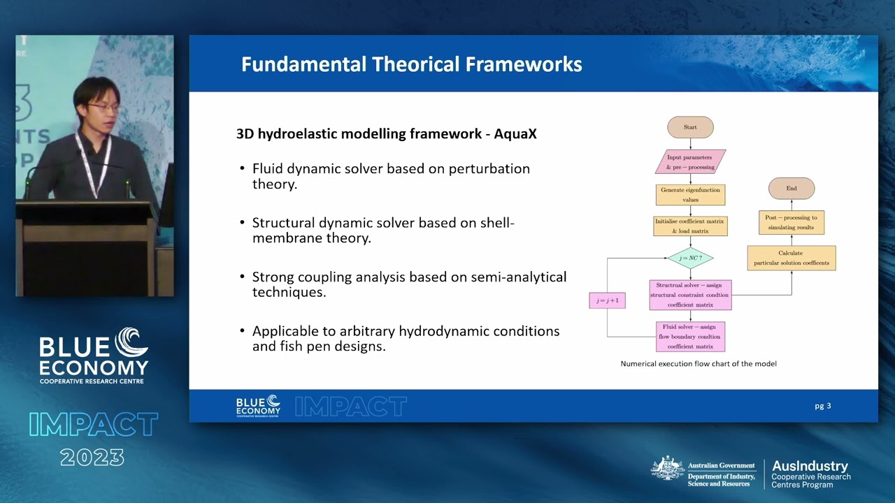 Mingyuan Ma, Hydroelastic analysis of offshore fish net cages Project
