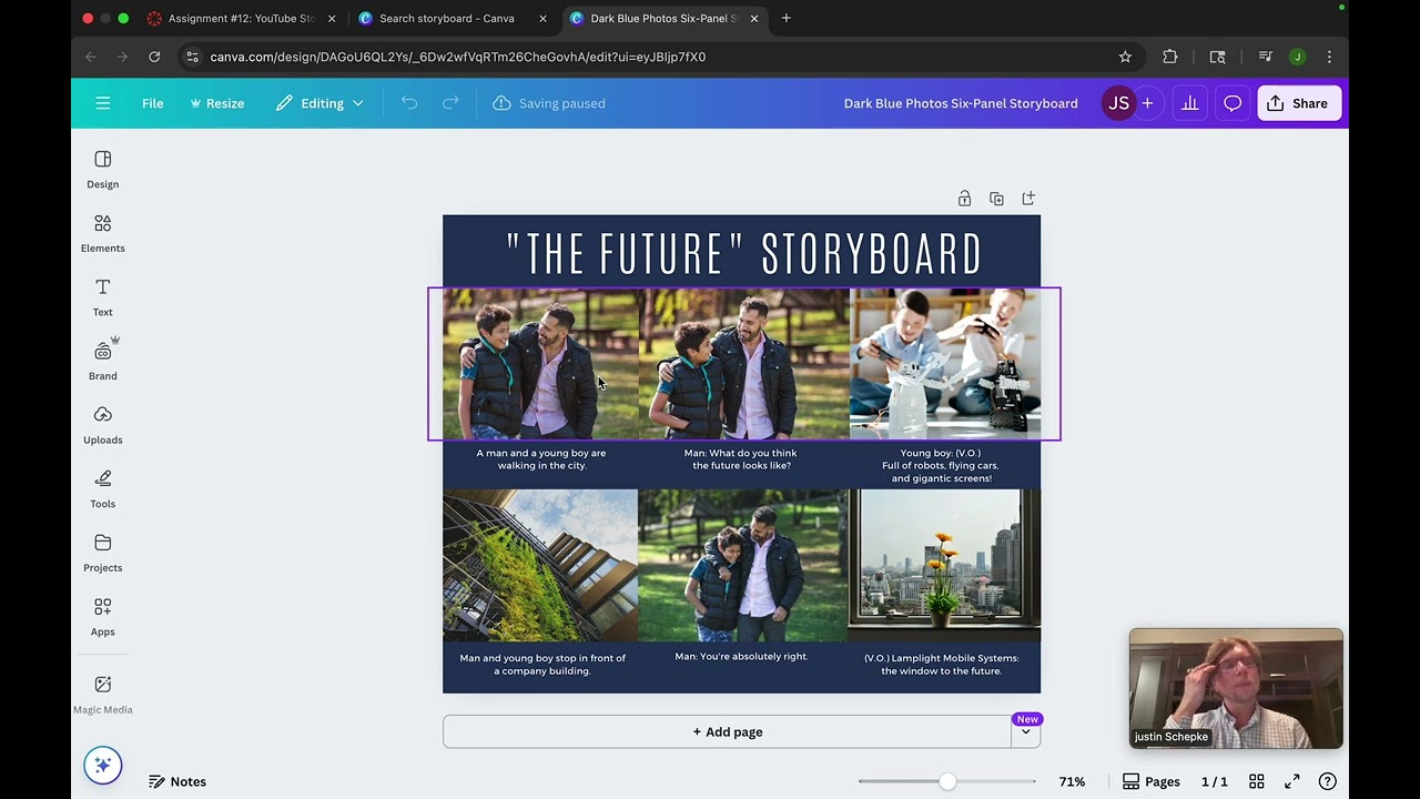 Assignment 12: YouTube Storyboard - Assignment Walkthrough