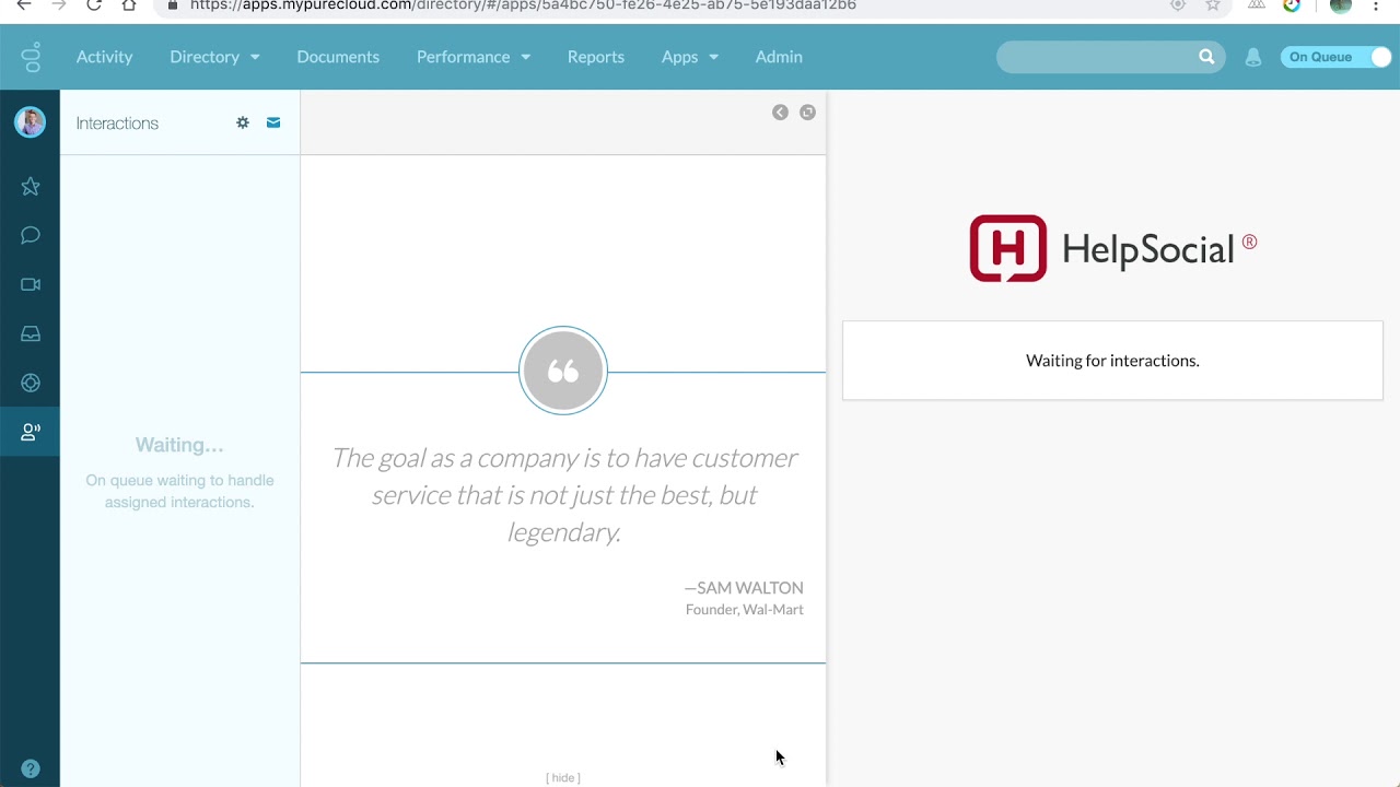 HelpSocial for Genesys PureCloud
