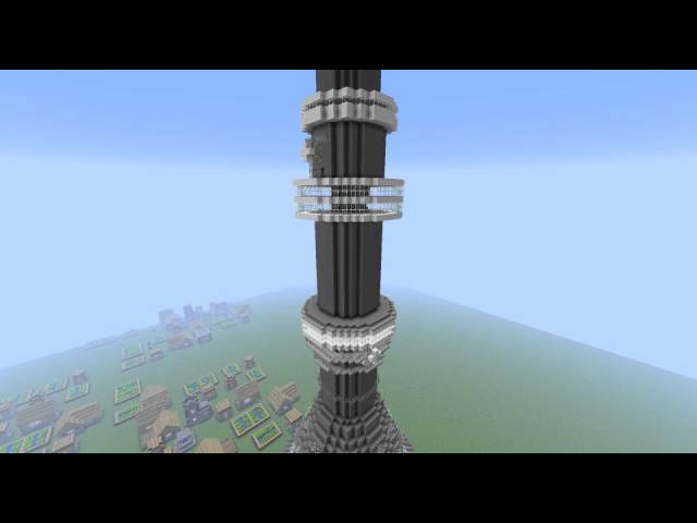 Ostankino Tower Moscow Minecraft Map