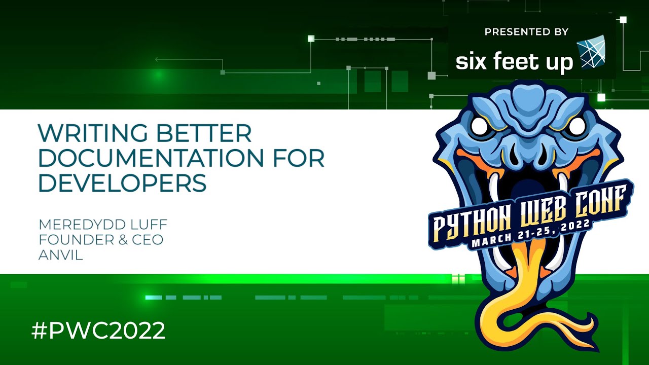 Writing Better Documentation for Developers by Meredydd Luff