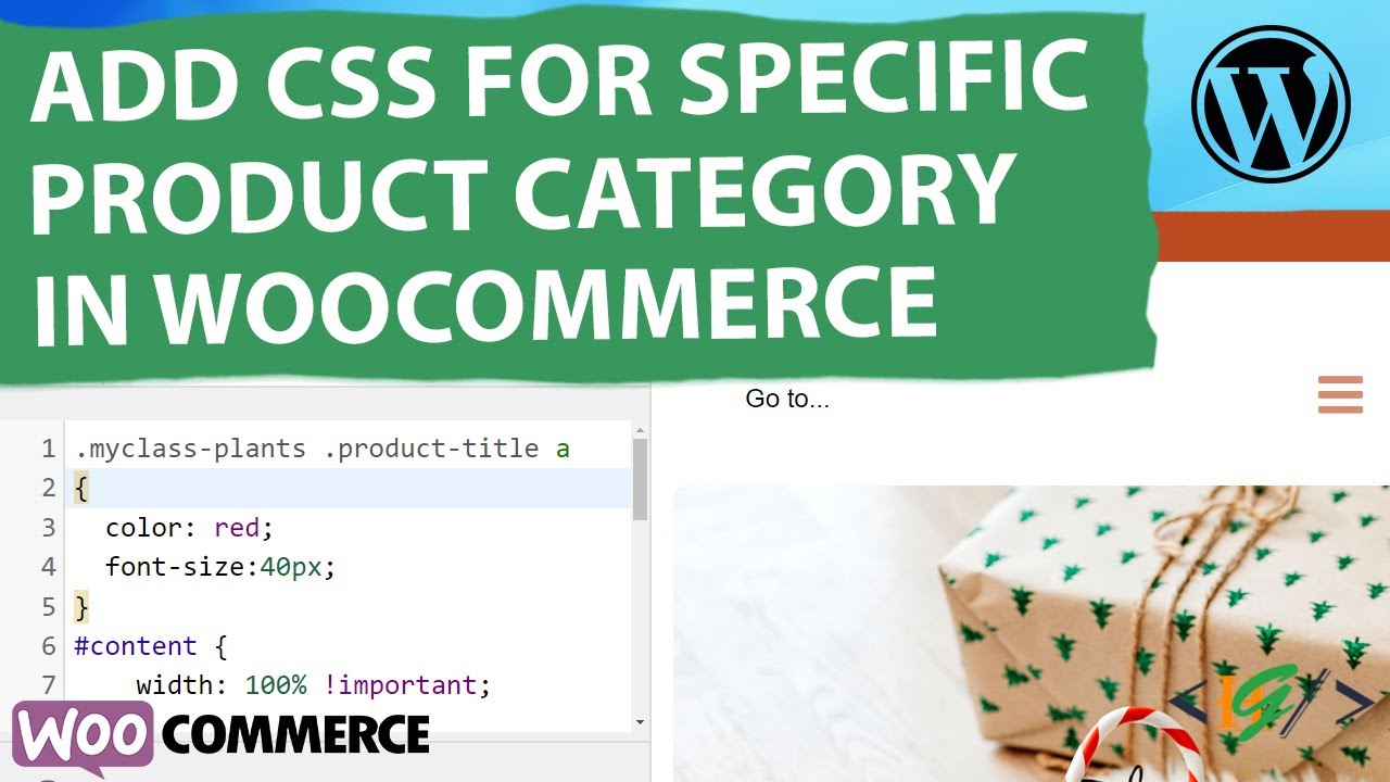 How to Add CSS for Specific WooCommerce Product Category in WordPress