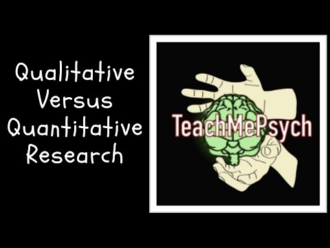 Qualitative vs. Quantitative Research