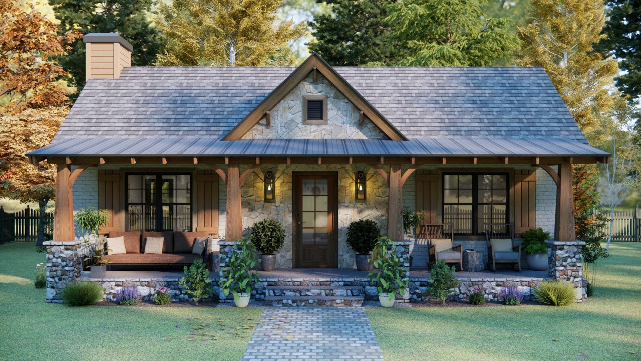 37' x 26' (11m x 8m) Charming 2-Bedroom Cottage: Perfect for Small Families