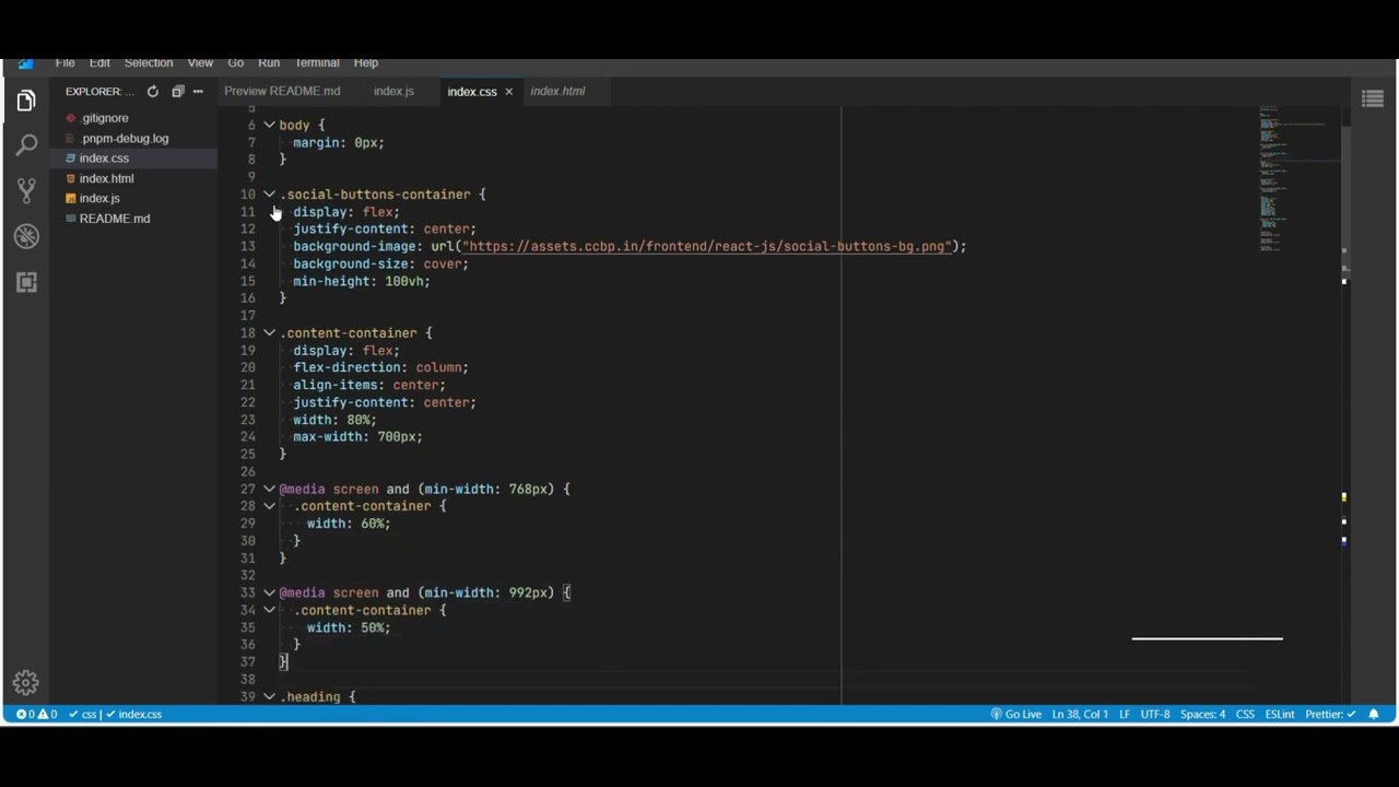 React JS | Social Buttons | Coding Practice-2 | NxtWave | CCBP 4.0