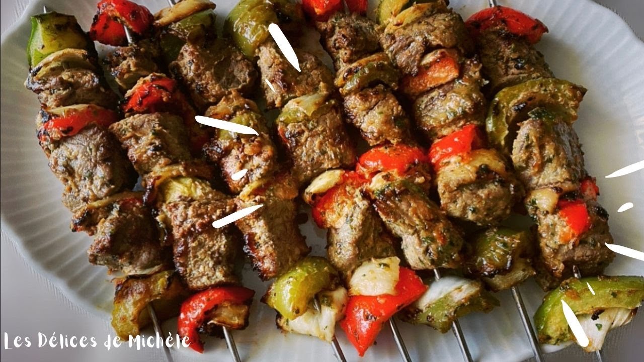 Brochettes Miel et Moutarde / Les Délices de Michèle