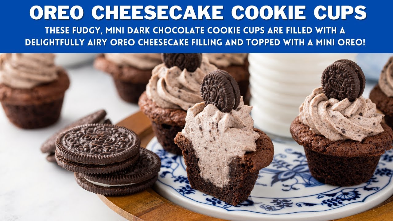 Oreo Cheesecake Cookie Cups