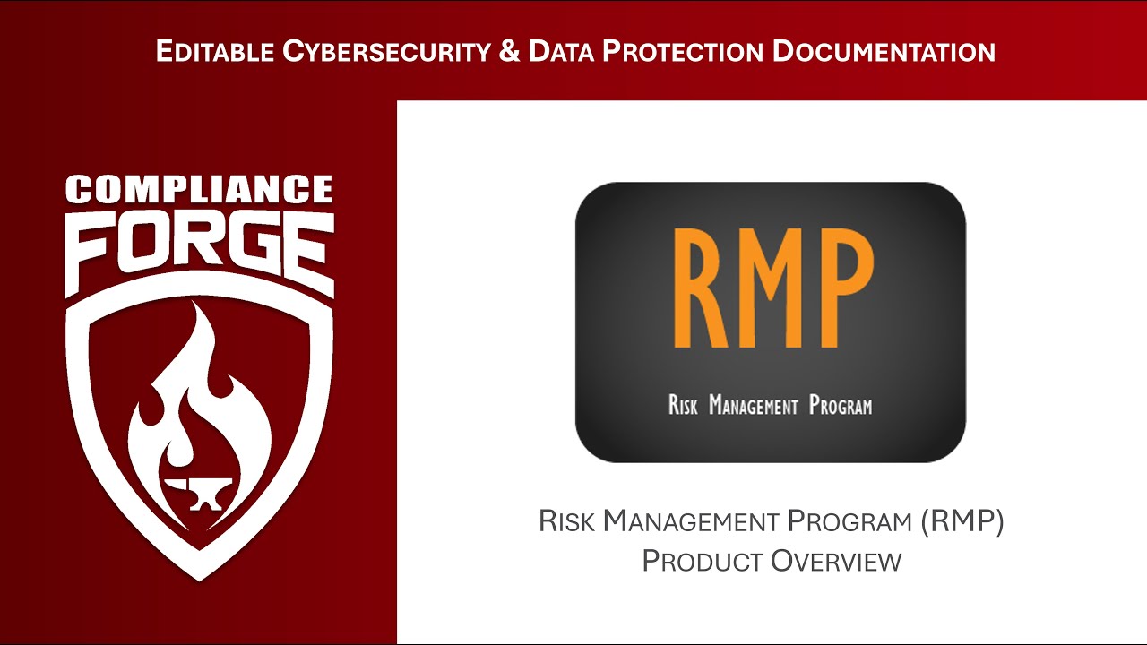 Editable Risk Management Program (RMP) Template
