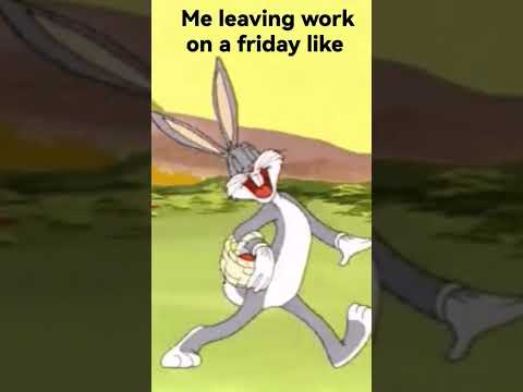 leaving work on friday like 😁 #shorts #funny #friday #fridaymood #cartoon #happy #fridaynightfunkin