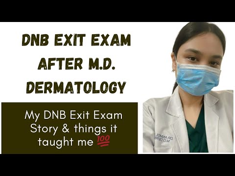 DNB exit exam after M.D. DVL - My DNB Story