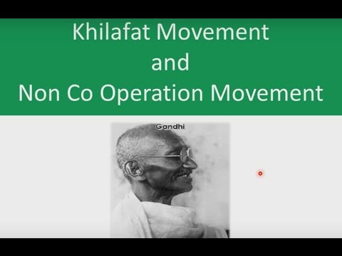 Modern History: Khilafat and non cooperation movement Pinnacle SSC CGL Coaching
