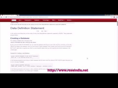 How to create database in MySQL using command prompt?