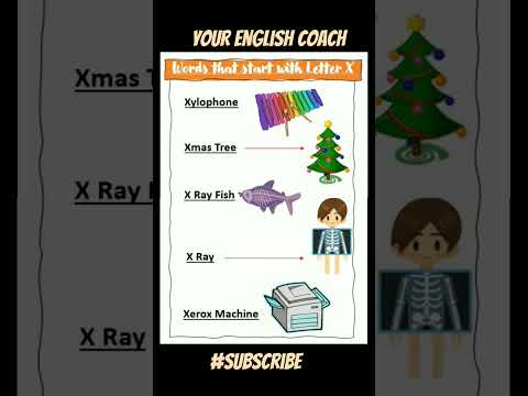 Words with letter X | #kidsvocabularywords #kidslearning #kidslearningvideoes