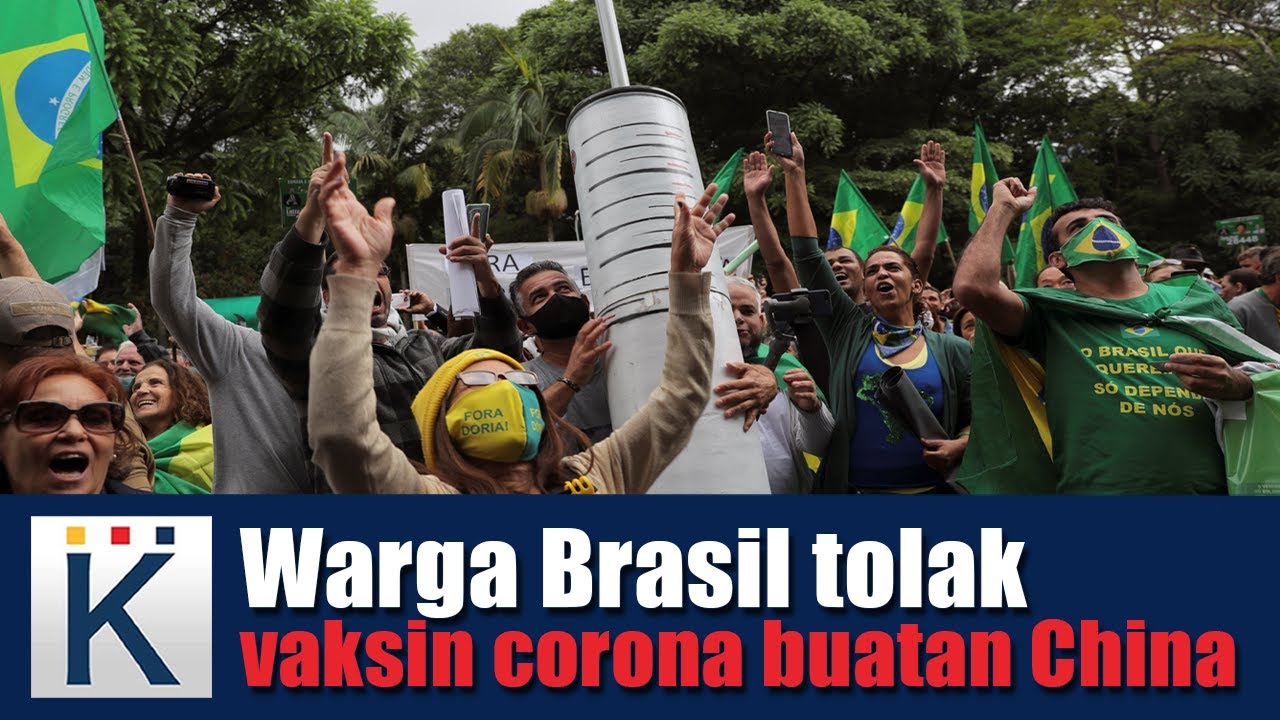 Warga Brasil tolak vaksin corona buatan China