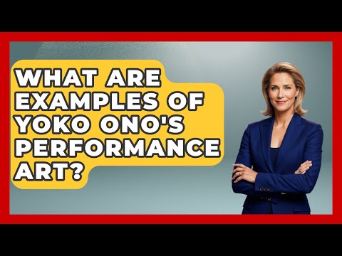 What Are Examples Of Yoko Ono's Performance Art? - Art Across Cultures