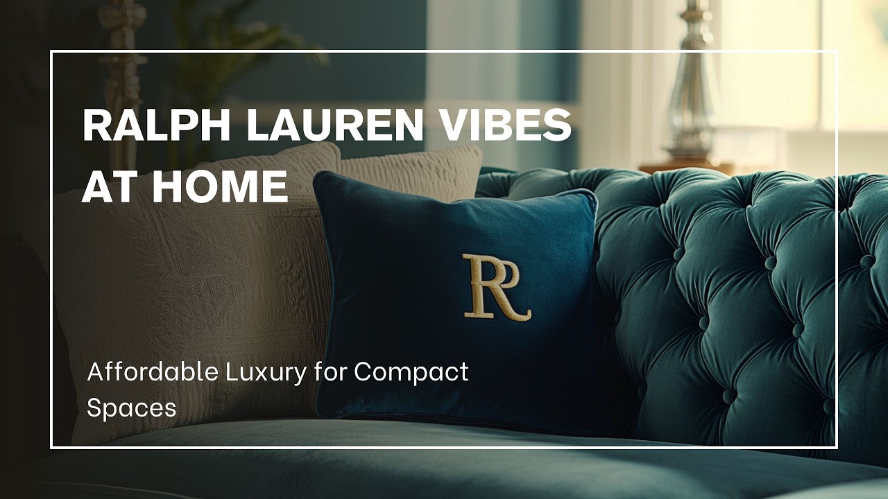 Elevate Your Living Room: Ralph Lauren-Inspired Minimalist Elegance for Small Space