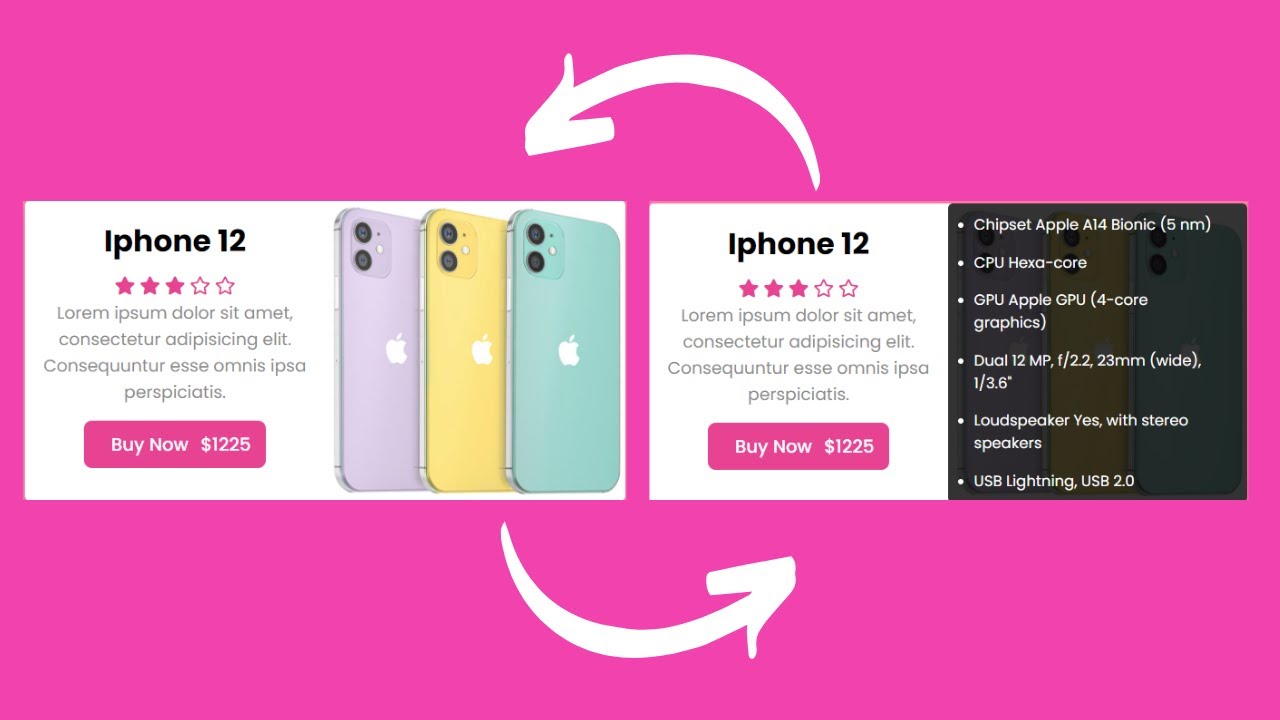 Product Card Design using HTML & CSS | CodingLab