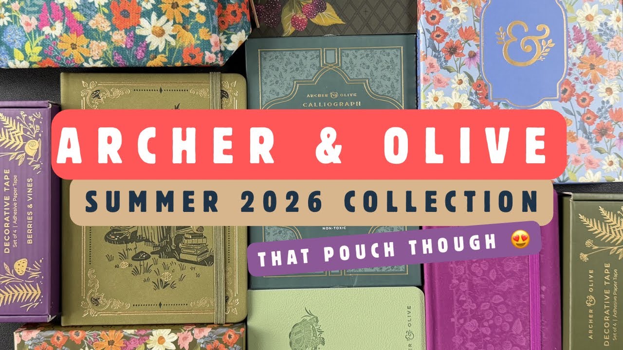 Archer & Olive Summer 2026 Collection: Pouch, Collage Pad, Reusable Tote, and Final Review of all!