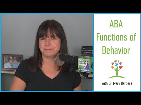 The Four Functions of Behavior in Applied Behavior Analysis