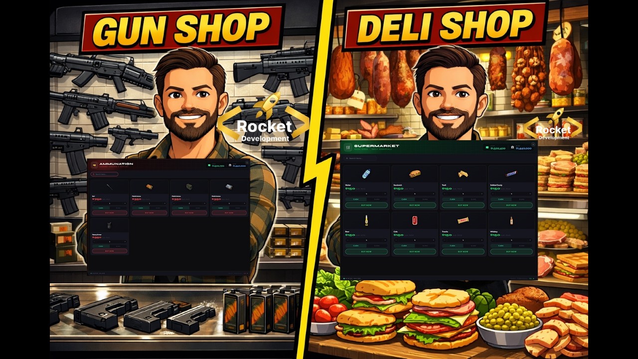FiveM - Advanced Shop System By Rocket Development
