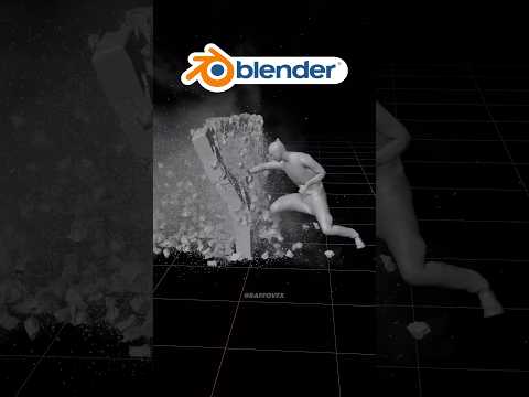 Destruction + Rebar deformation | Tutorial on Patreon🔥(RBD Lab addon for Blender)