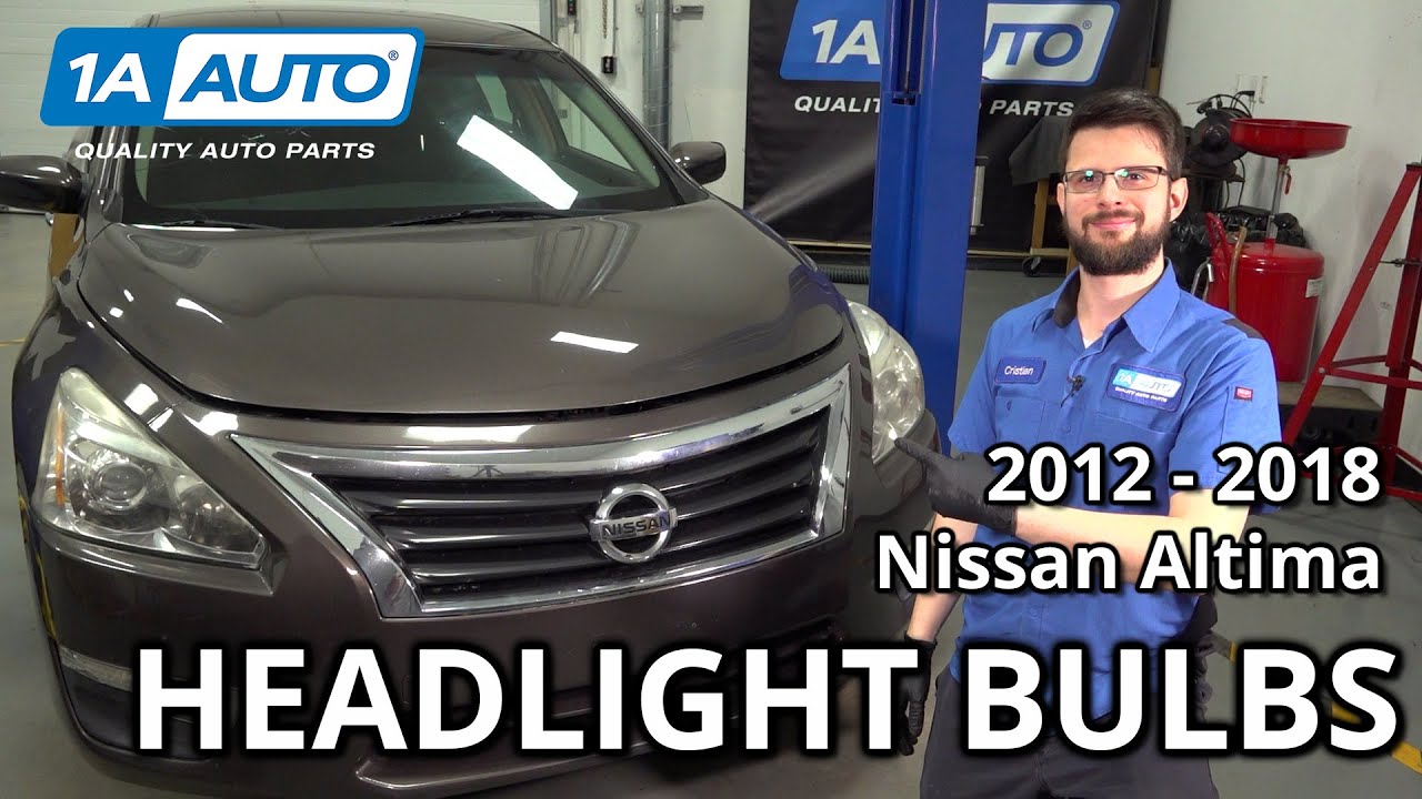 How to Replace Headlight Bulbs 2012-2018 Nissan Altima