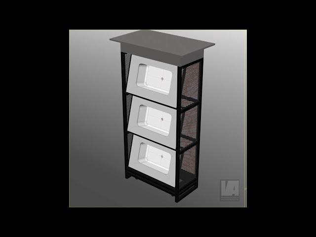 Tiles Display Racks - Tiles Display Stand Perforated Panel Type ...