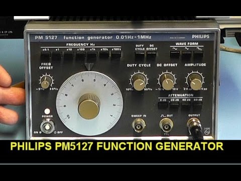 Scullcom Hobby Electronics #17 - Philips PM5127 Function Generator Repair & Teardown