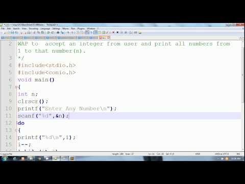 Learn C Language in Hindi | Print All Numbers from N to 1 | do while loop - Mind Luster