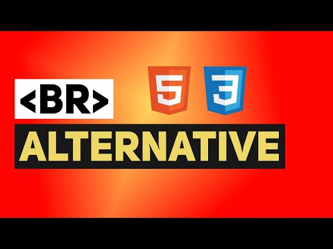 Alternative to BR TAG | Why to NOT Use BR Tag in HTML | Learn HTML CSS & Web Development