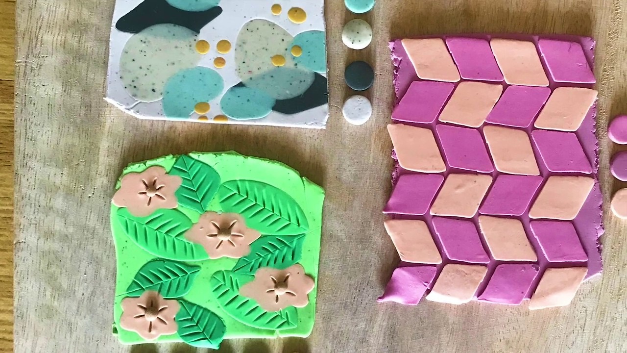 Clay Tutorial 04: Tropical-Themed Polymer Clay Slabs