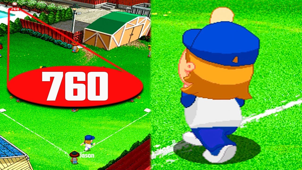 I Hit My LONGEST Home Run Ever in Backyard Baseball