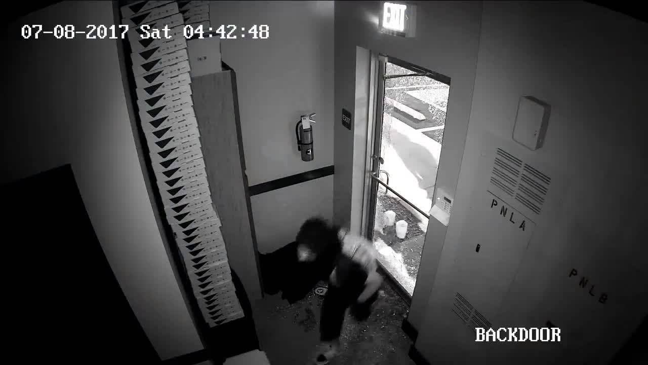 New video in business break-ins