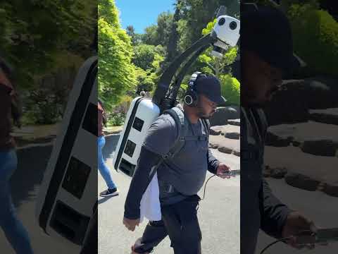 Apple Maps Look Around data collection at Central Park in San Mateo, California #apple #maps