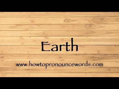 How To Pronounce Earth ? How To say Earth New Video