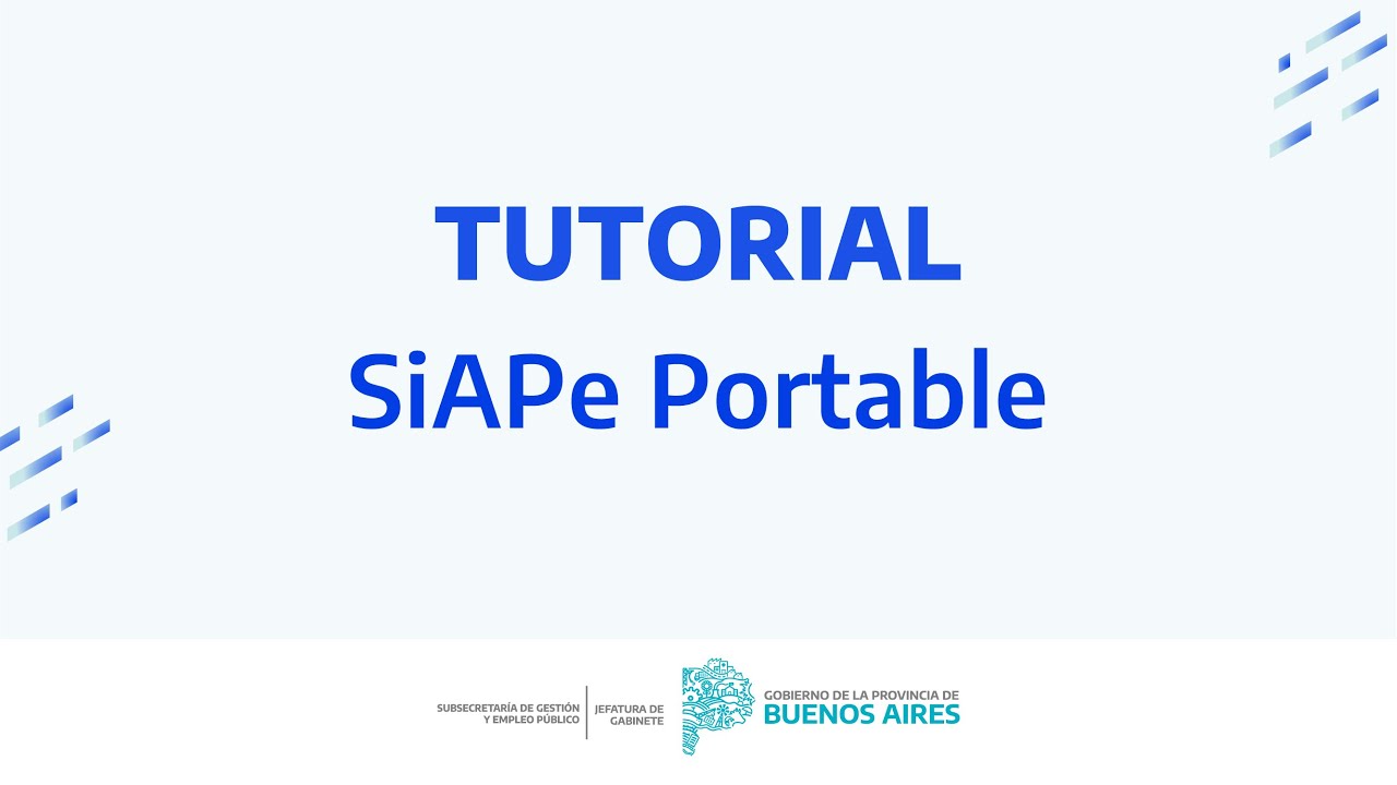 Video Instalacion SiAPe Portable