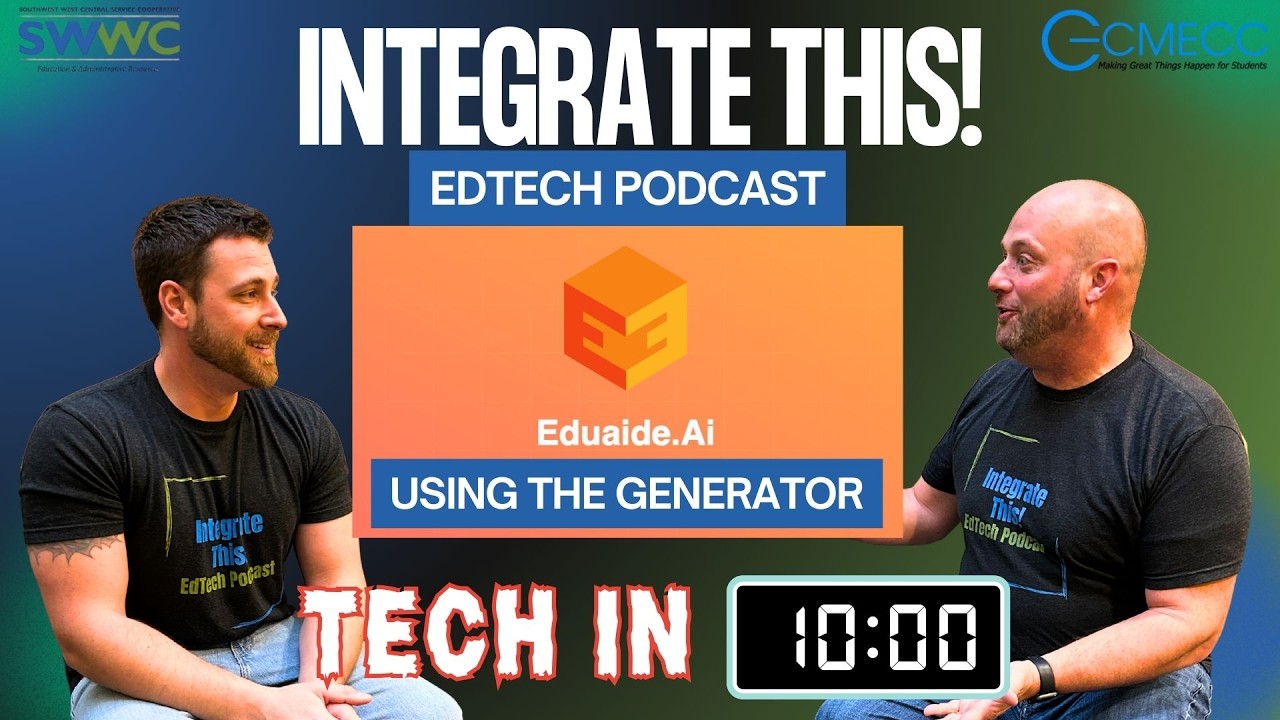 Tech in 10: Eduaide - Using the Generator