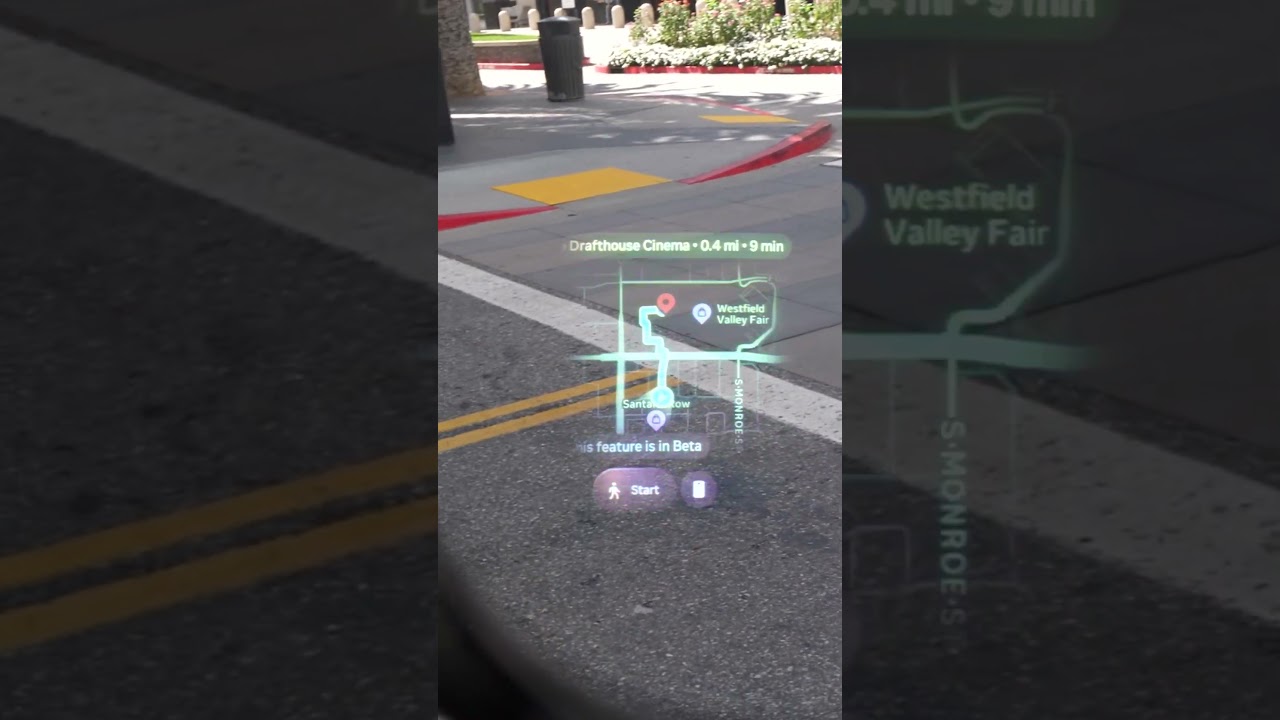 Navigation feature on Meta Ray-Ban Display Glasses