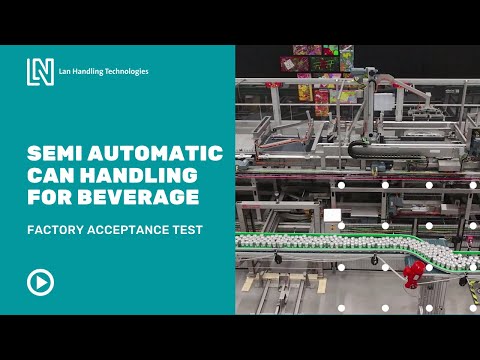 Semi-automatic can handling system - Lan Handling Technologies