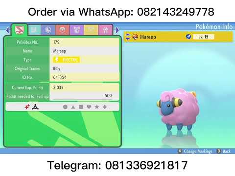 Mareep - Pokemon Brilliant Diamond and Shining Pearl