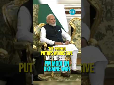 'My Friend Putin's Words Give Me Hope...': PM Modi On Ukraine War | Watch