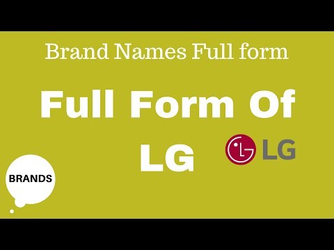 Full Form Of LG